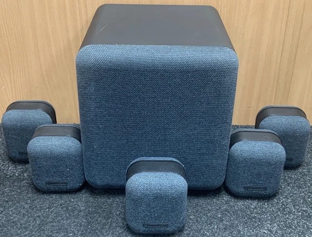 MONITOR AUDIO MASS 5.1 Surround Sound Speaker System Midnight Black 220 ...