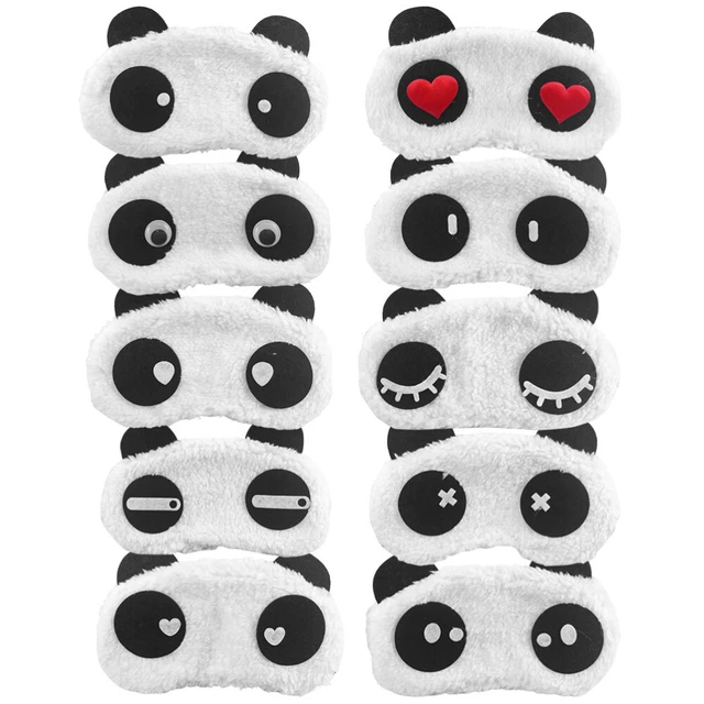 10 PCS CACHE-YEUX Pour Dormir Cache-oeil De Sommeil Masque Les Enfant ...