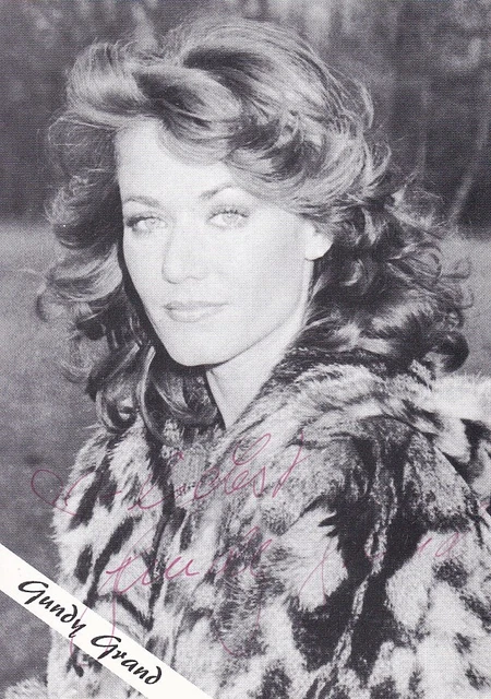 GUNDY GRAND - dt. Schauspielerin, Original-Autogramm, ca. 1985! EUR 4 ...