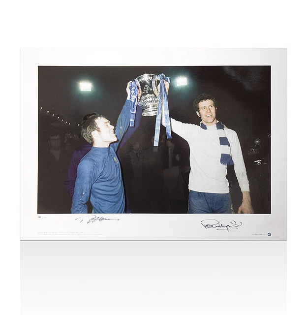 RON HARRIS & Peter Osgood Signed Photo - Chelsea FA Cup Winners ...