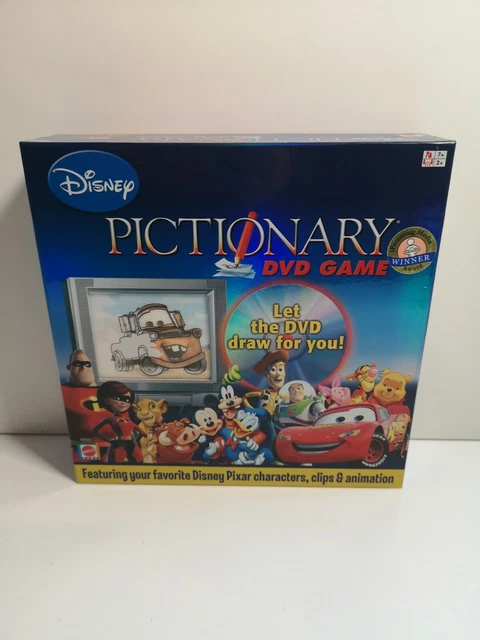 DISNEY PICTIONARY BOARD Game Edizione DVD Knowledge Completa EUR 11,67 ...
