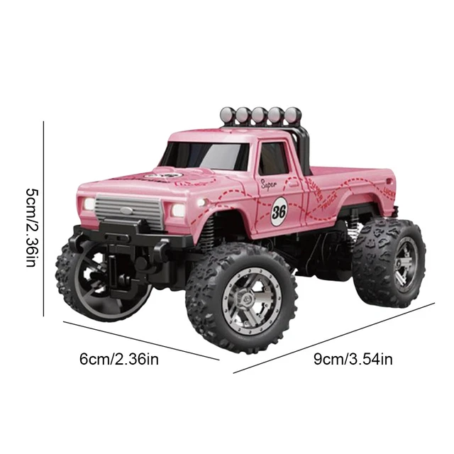 1/64 RC TRUCK All Terrain Electric Vehicle Toy 2.4GHz for Boys & Girls ...