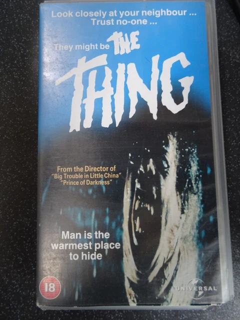 THE THING VHS video tape vintage 1982 £10.00 - PicClick UK