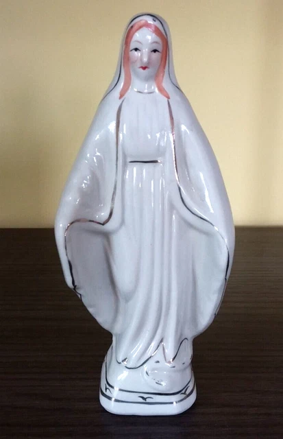 FIGURINE SAINTE VIERGE Marie en porcelaine ancienne EUR 8,50 - PicClick FR