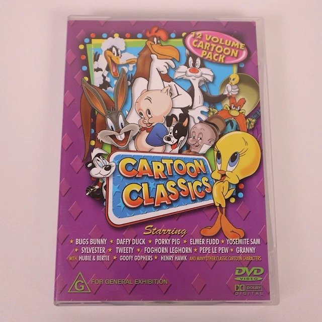 CARTOON CLASSICS 12 Volume 4 Disc DVD Set Region ALL Kids Cartoons Free ...
