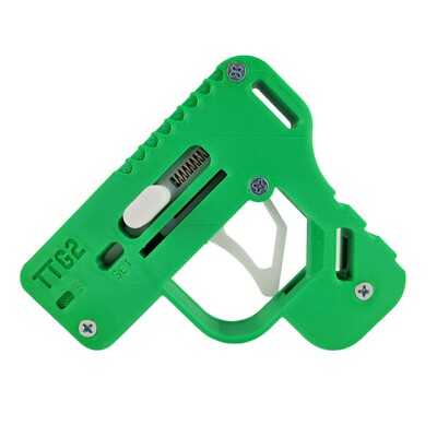 3D PRINTED TIC Tac Gun Toy Model:TTG2 Color: Green/white (Tic Tac's ...