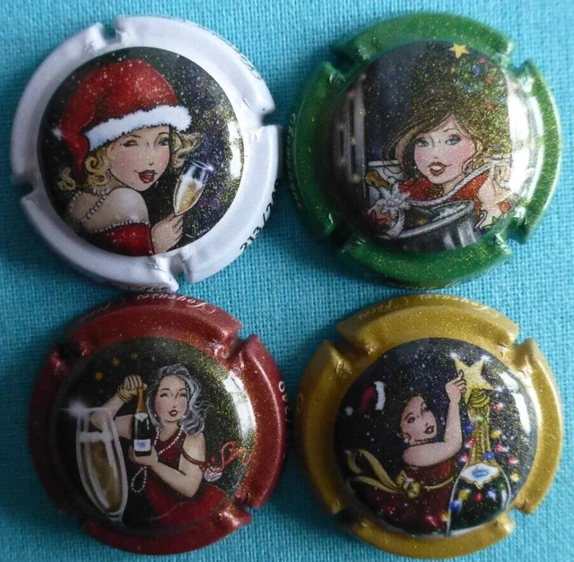 CAPSULE DE CHAMPAGNE Comtesse la Fée N° 2 à 2c pailleté EUR 24,00 ...