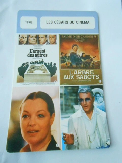 FICHE CARD CINÉMA 1978 Les Césars du Cinéma EUR 2,80 - PicClick FR