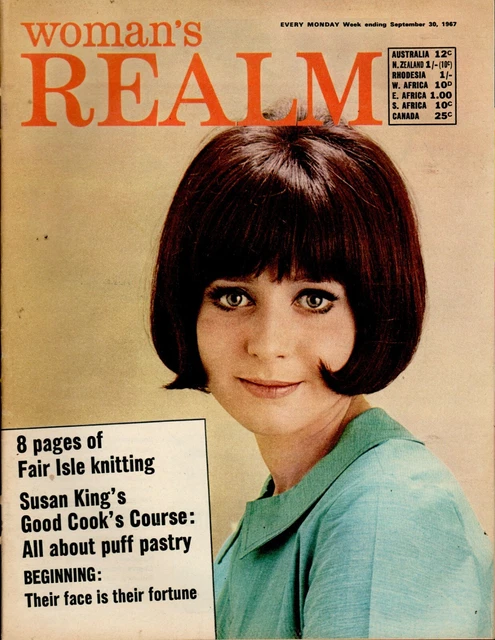 WOMAN'S REALM MAGAZINE (UK) September 30, 1967 - Vintage 60s British ...