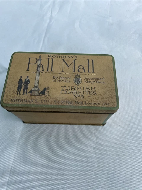 VINTAGE ROTHMANS PALL Mall Special Edition Turkish No3 Cigarette Tin £ ...