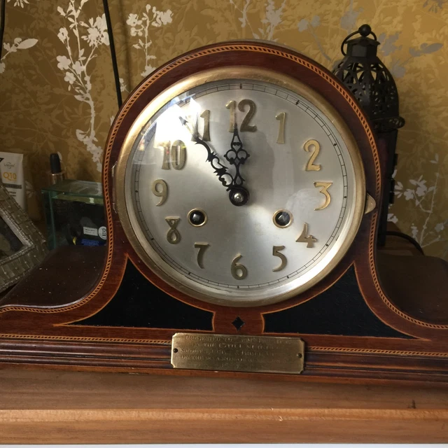 SMITHS OF ENFIELD clock converted to westminster chime quartz movement ...