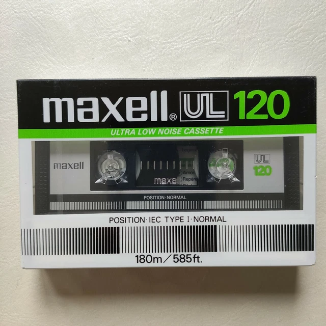 CASSETTE K7 audio MAXELL 120 min Type I UL 120 NEUVE NEW vierge EUR 12,99 - PicClick FR