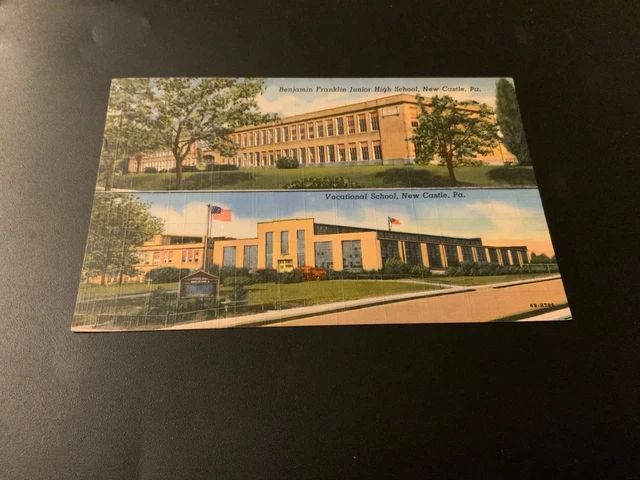 NEW CASTLE, PA. ~ Ben Franklin Jr. High & Vocational Schools-1960s ...