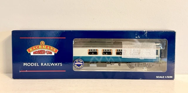 BACHMANN 39-321 MK1 BSP Pullman 'Nightcap Bar' BR Blue & Grey Coach OO ...