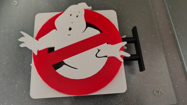GHOSTBUSTERS WALL MOUNTABLE Firehouse sign 3D Printed £25.00 - PicClick UK