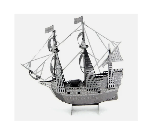 METAL MODEL MAYFLOWER Plymouth Ship Boat 3D Laser Cut DIY Metal Model ...