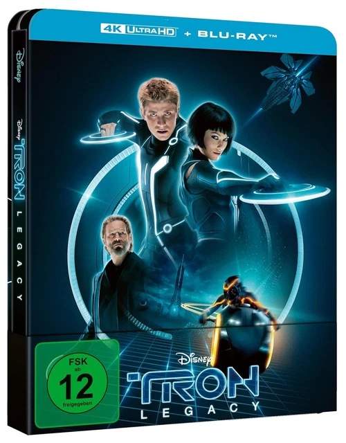 TRON LEGACY STEELBOOK 4K UHD + BLU-RAY DEUTSCHE AUSGABE NEU ! EUR 59,00 ...