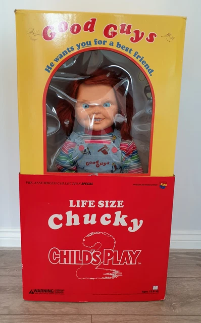 RARE MEDICOM LIFE Size Chucky Prop Replica Doll Good Guy Child's Play ...