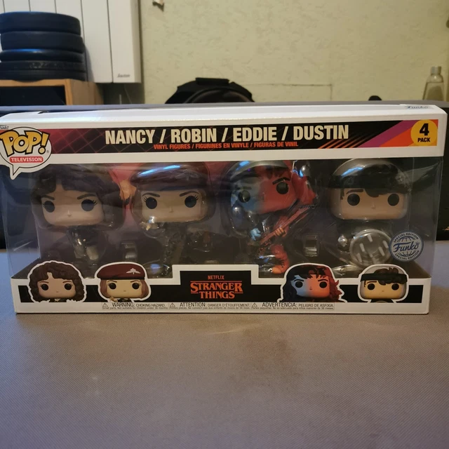 FUNKO POP STRANGER Things Nancy Robin Eddie Dustin Special Edition 4 ...