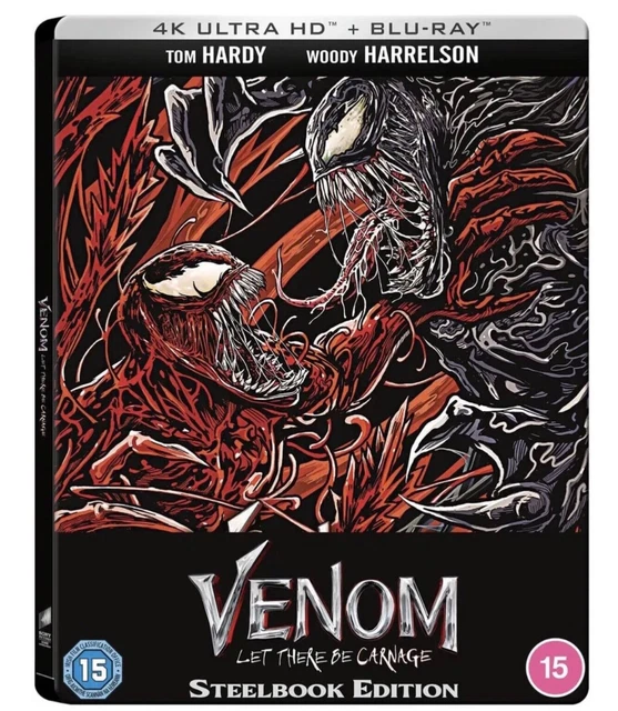 VENOM 2 &LET There Be Carnage" Ltd Edition Bluray Steelbook - Uk Exclusive - New EUR 47,39 ...