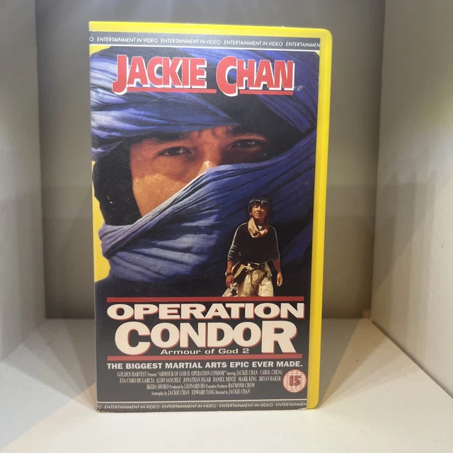 OPERATION CONDOR (ARMOUR of God 2) PAL VHS - Action Adventure 15 ...