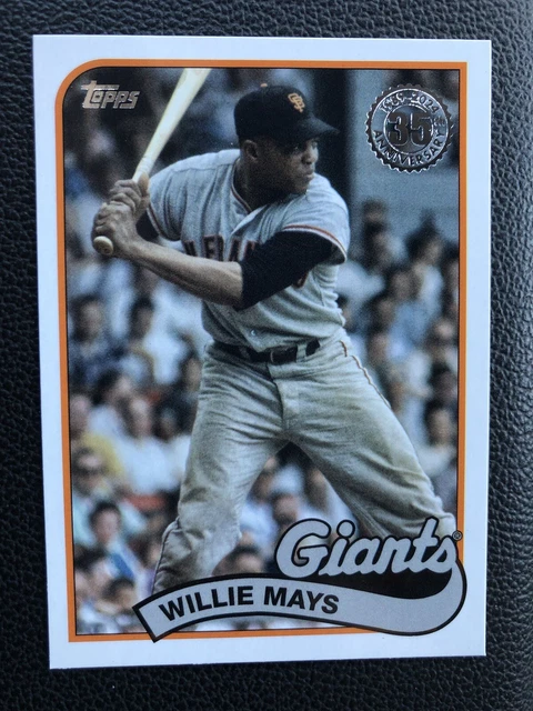 2024 TOPPS - 1989 Baseball 35th Anniversary #89B-30 Willie Mays SF Giants EUR 0,91 - PicClick IT