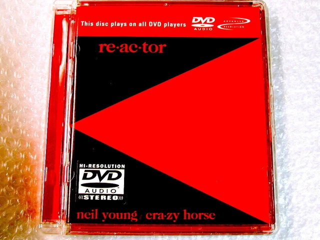 DVD AUDIO NEIL Young Re-Ac-Tor/Reactor Reactor/Neil Crazy Horse/Rock ...