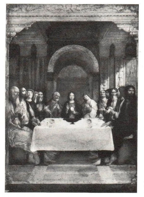 F0795 HÉRCULES ROBERTI, L'Ultima Cena, Imprimir Época, Vintage Print ...