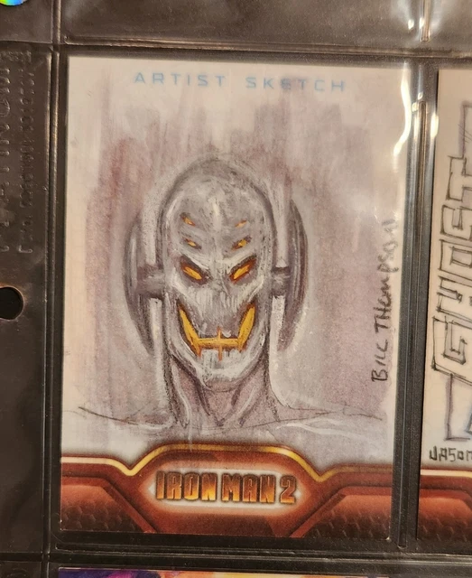 IRON MAN 2 - Marvel Artist Sketch Card - Ultron - Bill Thompson - 1/1 ...