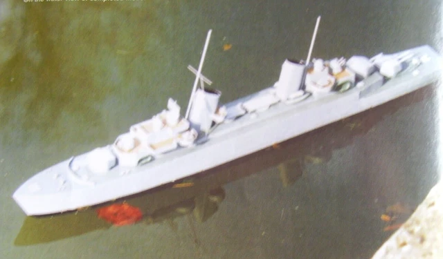 ORIGINAL MODEL BOAT Plan 2010 Blitz Wwii German Warship With Build ...