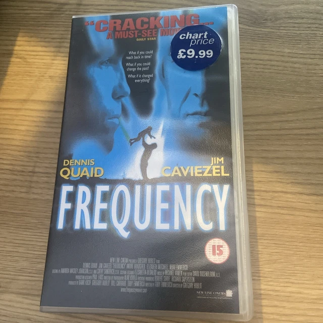 FREQUENCY - VHS Dennis Quaid Jim Caviezel. £4.56 - PicClick UK