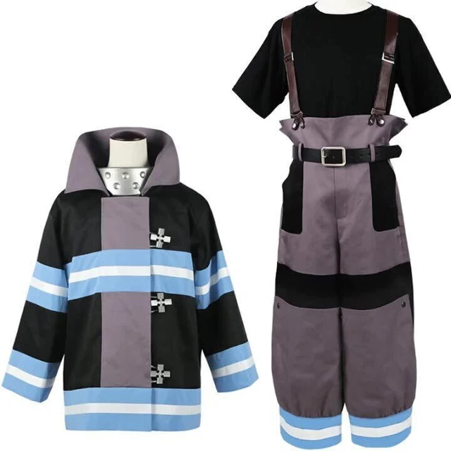 FIRE FORCE SHINRA Kusakabe Anime Cosplay Fire Costume Coat Jacket ...
