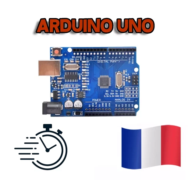 CARTE CLONE COMPATIBLE Arduino Uno Rev3 - Version ATMEGA328P - Sans ...
