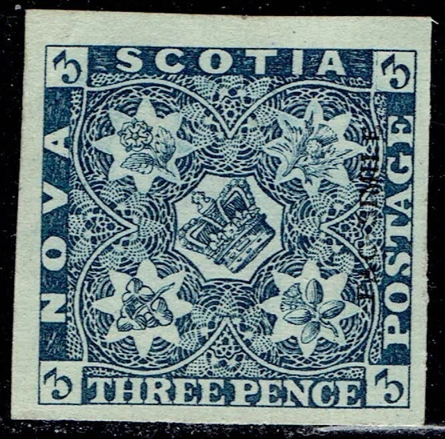 NOVA SCOTIA #3 engraved forgery by Argenti's forger A (possibly Angelo ...