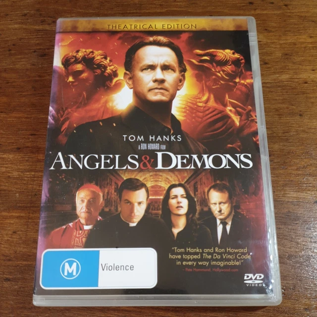 ANGELS & DEMONS DVD Theatrical Edition R4 LIKE NEW FREE POST $9.95 ...