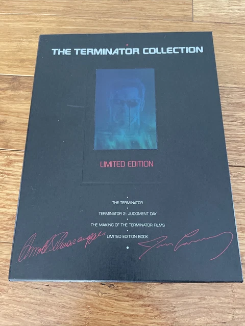 VTG THE TERMINATOR Collection Limited Edition 3 VHS Collectors Book T2 ...