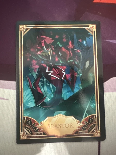 HAZBIN HOTEL TRADING Card - Alastor Ultra Rare 03/50 - Season 1 1st ...