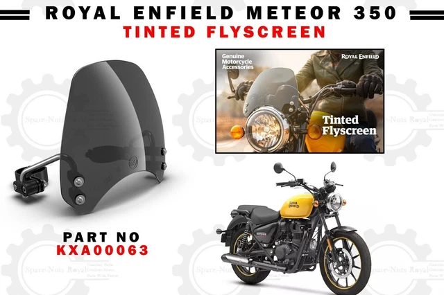 ROYAL ENFIELD METEOR 350 "Tinted Flyscreen" £51.47 - PicClick UK