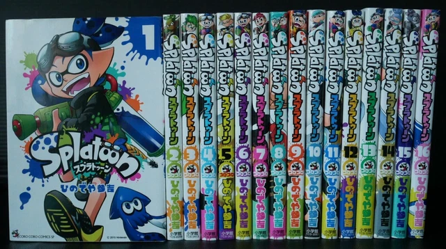 SPLATOON VOL.1-16 SET - Manga de Sankichi Hinodeya - du Japon EUR 281 ...