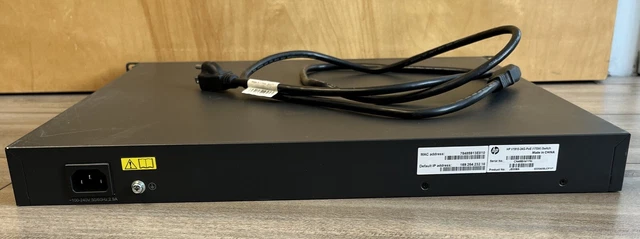 HP V1910-24G-POE JE008A Switch Reset To Factory Settings $91.38 ...