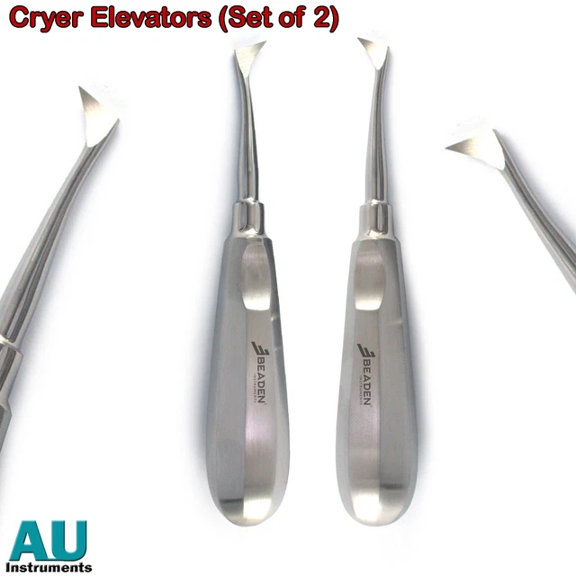 DENTAL ELEVATORS CRYER Surgical Instruments Root Tooth Extraction Oral ...
