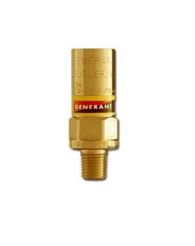 GENERANT CRB-250B-K-350-PSI CRYOGENIC Relief Valve + Bleed 1/4" MPT 350 ...