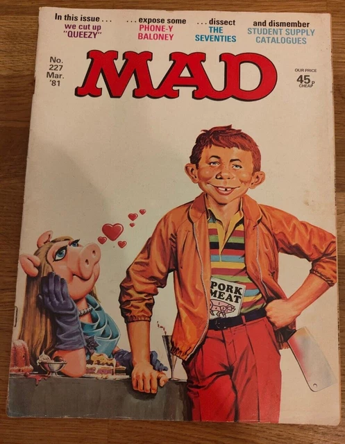MAGAZINE - CLASSIC Mad Magazine #227 March 1981 Miss Piggy Don Martin ...