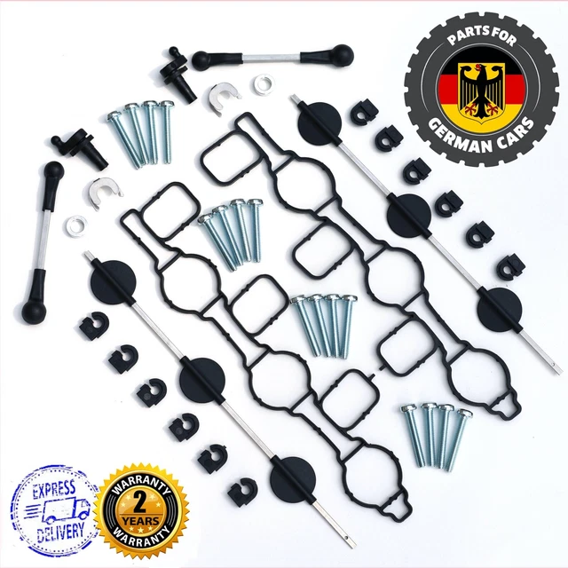 VW TOUAREG PHAETON 3.0 TDI V6 Intake Manifold Swirl Flaps 059129711 ...
