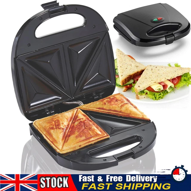 DEEP FILL SANDWICH Toaster Toastie Maker Non Stick Stainless Steel ...