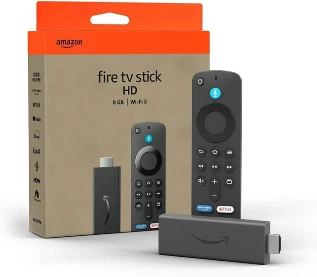 AMAZON FIRE TV Stick & Alexa Voice Remote - HD Media Player Firestick ...