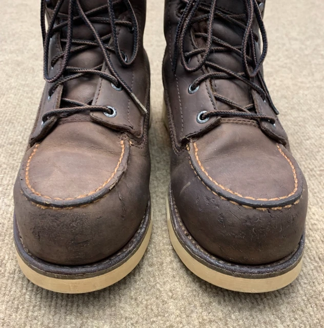 RED WINGS BOOTS Mens 8D Traction Tred Lite 6-inch Safety Toe Work Boot ...