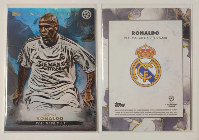 2022-23 TOPPS INCEPTION Uefa Ronaldo R9 Legacy Blue /49 EUR 65,00 ...