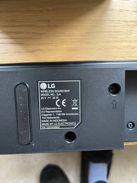 LG SOUNDBAR WITH wireless subwoofer SJ4 £0.99 - PicClick UK
