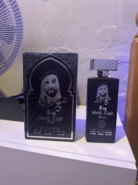 KING SHEIKH ZAYED Black Eau De Parfum 100ml Spray Perfume for Men ...